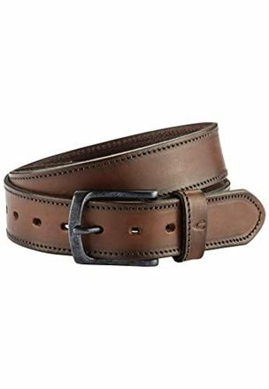 Camel Active Cuir avec d&eacute;corations Ceinture, Cognac, XXXXL Homme