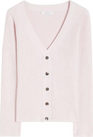 Max Mara Femme, Pulls, Rose, Taille: 40 FR Cardigan en maille