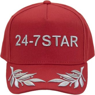 Dsquared2 Bestickte Baseballkappe mit Schnalle - - Accessories - unisex - Rot - ONE SIZE