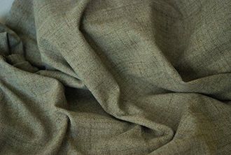 CRS Fur Fabrics Arran Wolle Look A Like Tweed Stoff Mineral - Mehrfarbig, 1Mtr - 150cm x 100cm