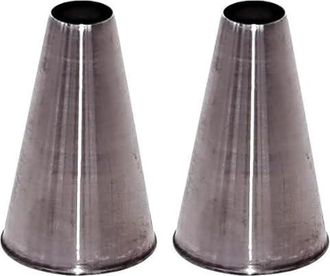 De Buyer de Buyer- Locht&uuml;lle ohne Falz aus Edelstahl - 12 mm-2111.12N, Grau (Packung mit 2)