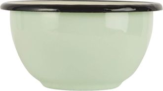 Ib Laursen [W] Schale Emaille hellgrün m/Creme innen