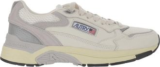 Autry Homme, Chaussures, Gris, Taille: 43 EU Baskets en Cuir et Maille Gris
