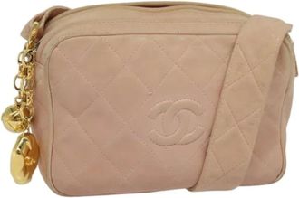 Chanel Pre-owned Cuir sacs-chanel - Femme - Pre-owned - Rose - Taille: ONE Size