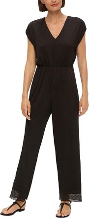 s.Oliver Plissierter Jumpsuit aus Mesh