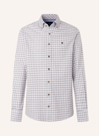Hackett Freizeithemd Flannel Check braun