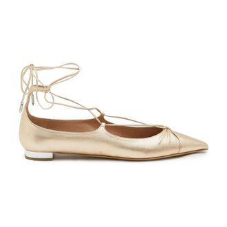 Aquazzura Elegante Ballettflats f&uuml;r Frauen - - Shoes - Damen - Gelb - 37 EU