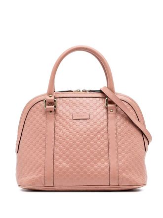 Gucci sac à bandoulière Microguccissima Dome médium (2016-2025) - Rose