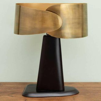 Chehoma Lampe vintage en laiton 36x28x45cm