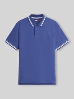 Tommy Jeans Regular Fit Poloshirt aus reiner Baumwolle