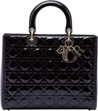 Dior Pre-owned Lady Dior - Femme - Pre-owned - Noir - Taille: ONE Size