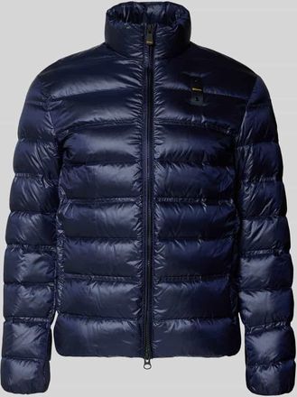 Blauer Regular Fit Steppjacke mit Stehkragen Modell BELMONT