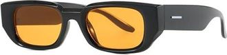 Generic Lunettes De Soleil À Petite Monture For Hommes Et Femmes, Idéales For Les Trajets Quotidiens Ou Vacances En Plein Air(Orange)
