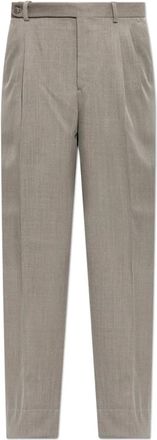 Brioni Pantalon de costume en laine - Homme - Pantalons - Gris - Taille: M