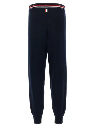 Thom Browne Mens Blue Cashmere Joggers (workout Pants)
