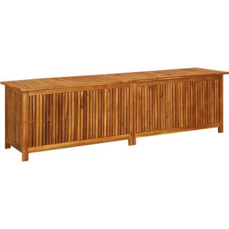 vidaXL Garten-Aufbewahrungsbox 200x50x58 cm Massivholz Akazie Vidaxl