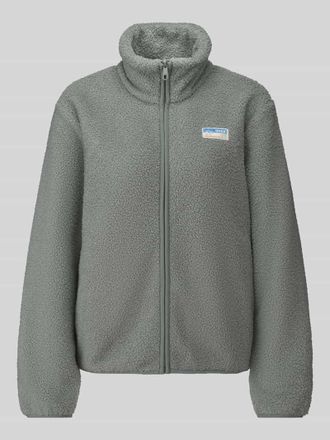 Only Regular Fit Fleecejacke mit Rei&szlig;verschluss Modell EVA