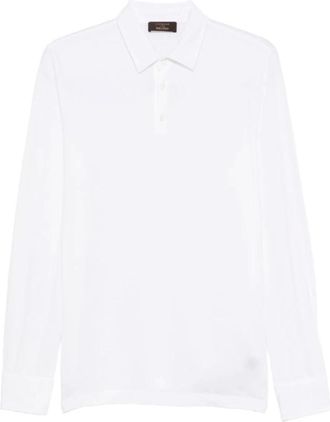 Zanone Homme, Tops, Blanc, Taille: XL Polo IceCotton Coupe Slim