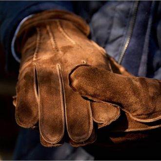 Bexley Gants Agneau - Gants homme marron