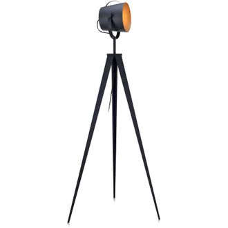 Teamson Home Teamson Home - Stativ led Standard Stehlampe Schwarzgold Modern Lighting VN-L00020-EU