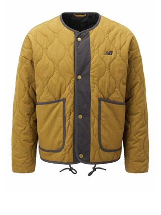 New Balance Quilted Bomber Marrone