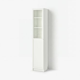 IKEA BILLY / OXBERG B&uuml;cherregal mit Paneel-/Vitrt&uuml;r