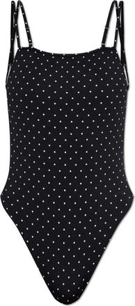 Tom Ford Femme, Maillots de bain, Noir, Taille: 36 FR Maillot de bain &agrave; pois avec doubles bretelles