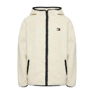 Tommy Jeans Wei&szlig;e Jacke Aw24 Stilvolles Design - - Jackets - Herren - Wei&szlig; - S