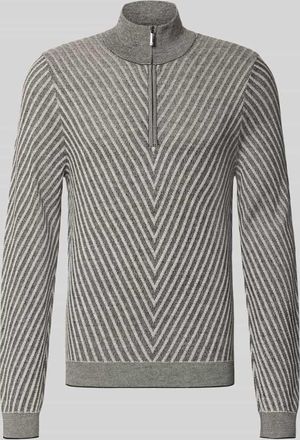Emporio Armani Regular Fit Strickpullover aus Schurwolle