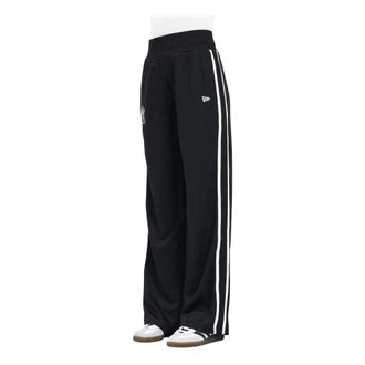 New Era Femme, Pantalons, Noir, Taille: 36 FR MLB Midi Logo Track Pant