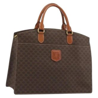 Celine Sac &agrave; main Pre-owned Macadam Canvas - Femme - Pre-owned - Brun - Taille: ONE Size