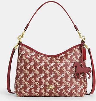 Coach Laurel Schultertasche Mit Horse And Carriage-Print