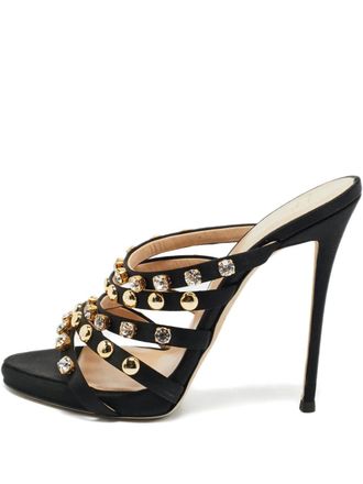 Giuseppe Zanotti sandales Camilla &agrave; d&eacute;tails de clous - Noir
