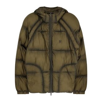 Represent Translucent Hooded Puffer - - Jackets - Herren - Gr&uuml;n - S
