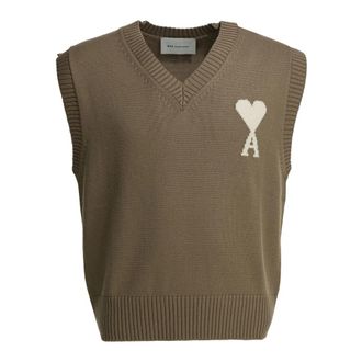 Ami Ami De Coeur Pullover - - Knitwear - Herren - Braun - S