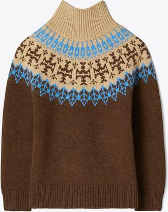 Tory Burch Fair-Isle-Pullover aus Wolle