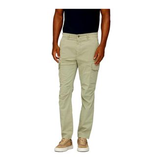 Aeronautica Milit&auml;rstil Baumwoll- und Lyocellhose in Salbeigr&uuml;n - - Trousers - Herren - Gr&uuml;n - 3XL