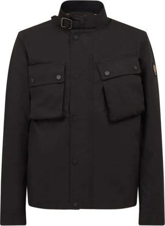 Belstaff veste boutonnée à poches à rabat - Noir