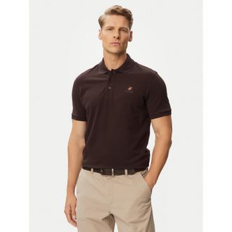 Beverly Hills Polo Club Poloshirt P-SS26M-P4501247 Dunkelbraun Regular Fit