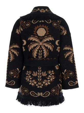 Alanui Island Roots Cardigan - Black