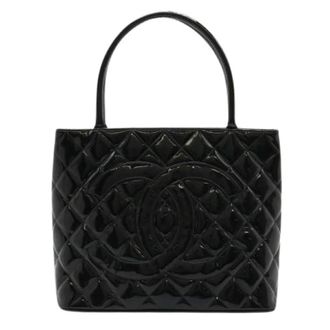 Chanel Pre-owned Matelasse Coco Mark Tote Bag Black - - Pre-owned - Damen - Schwarzk - ONE SIZE