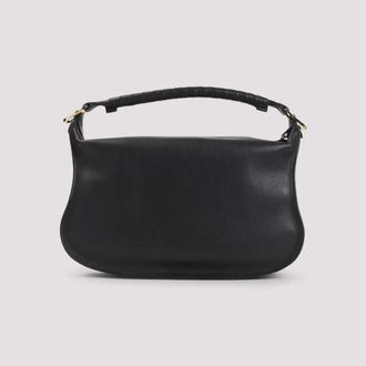 Chlo&eacute; Hobo Bags - Calf Leather Shoulder Bag With Gold-Tone Hardware - Gr. unisize - in Schwarz - f&uuml;r Damen