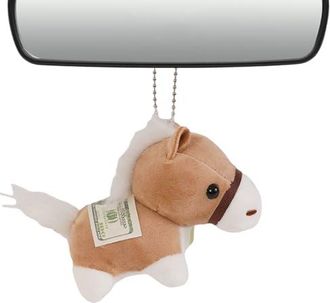 Generic Breloque pour sac &agrave; main en forme de cheval | Porte-cl&eacute;s en peluche 2026 pour femmes, enfants, enseignants, &eacute;tudiants, sac &agrave; dos, sac &agrave; main, cadeaux 