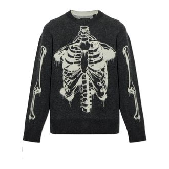 AllSaints Ribspill Pullover - - Knitwear - Herren - Grau - XS