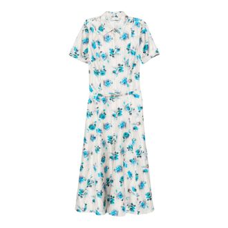 Tory Burch Flared Viscose Dress - - Dresses - Damen - Mehrfarbig - S