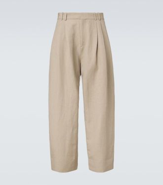 STUDIO NICHOLSON Hose aus Leinen und Wolle