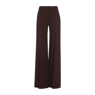 Ermanno Scervino Pantalon large - Femme - Pantalons - Brun - Taille: 38 FR