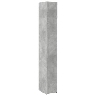 vidaXL Vidaxl - Mobile Sottile Grigio Cemento 30x42,5x225 Cm In Truciolato