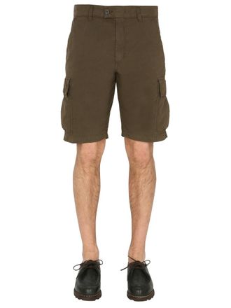 Aspesi Cotton Cargo Shorts - Green