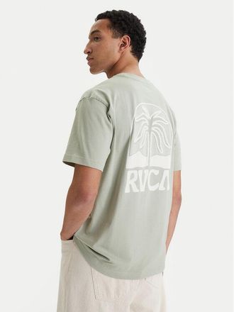 Rvca T-Shirt Palmcrest EVYZT00275 Gr&uuml;n Relaxed Fit
